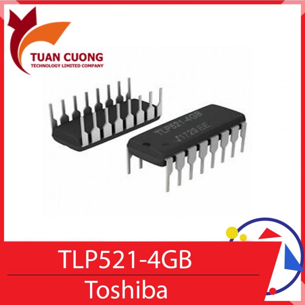 Optocoupler TLP521- 4GB Chính hãng Toshiba - Linh kiện điện tử