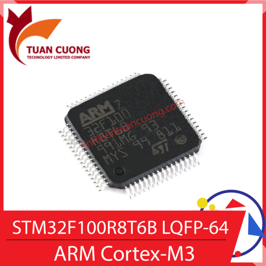 STM32F100R8T6B Thương hiệu ST - Linh kiện điện tử