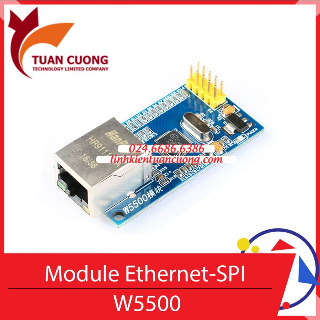 Module Ethernet-SPI W5500 - Linh kiện điện tử