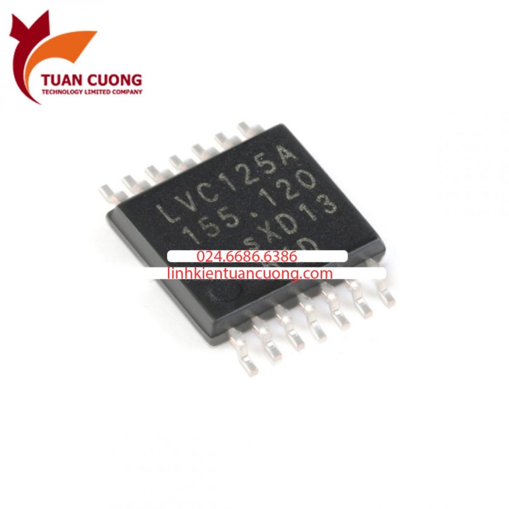 74LVC125APW, TSSOP-14 - Linh kiện điện tử